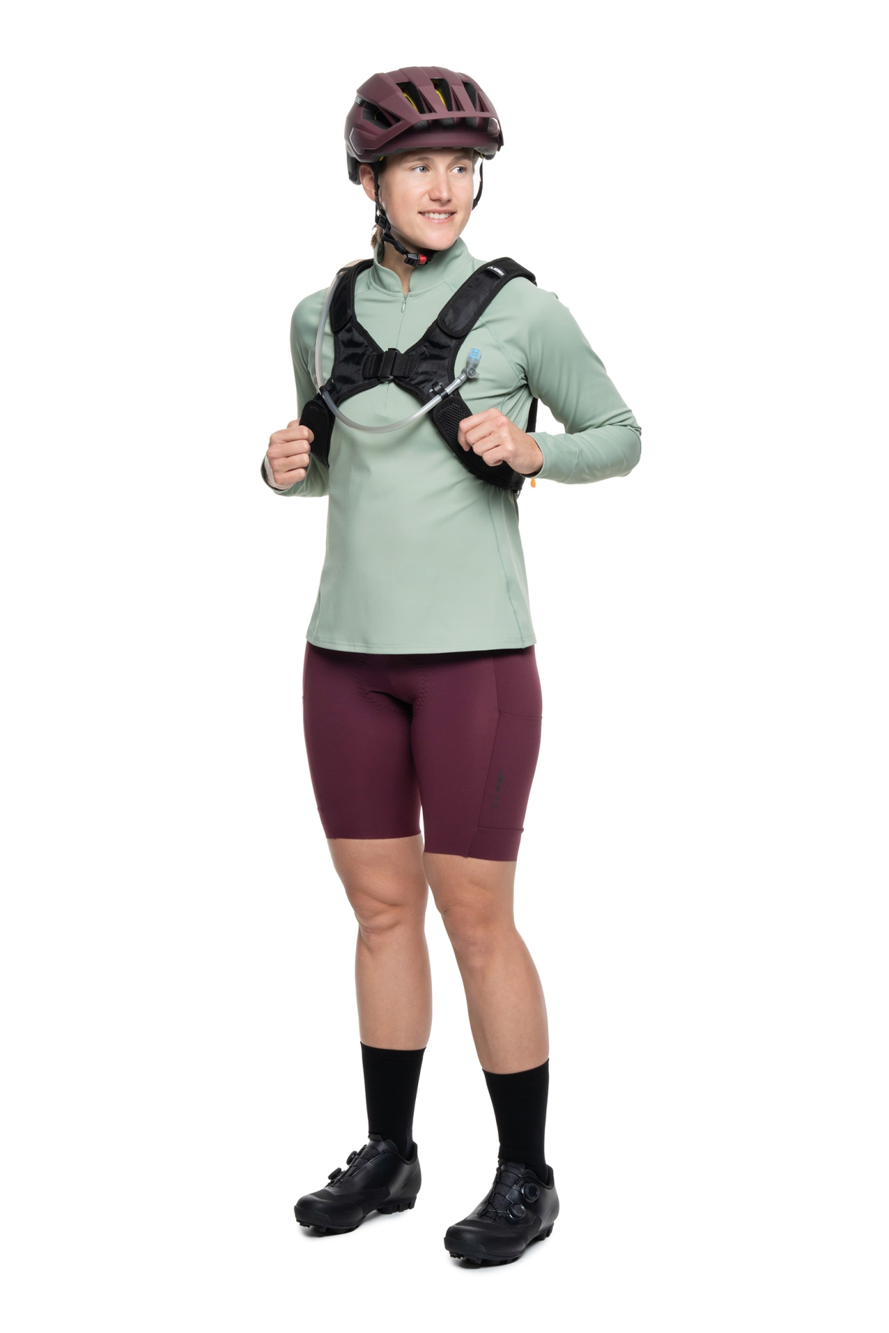 CUBE MTB WS Trikot Half Zip langarm